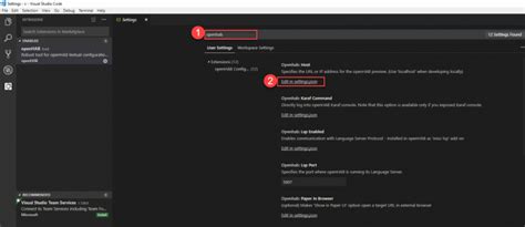 Openhab 2 Visual Studio Code Extension