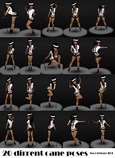 Imvu 20 Different Cane Poses By Secretstarr101 On Deviantart