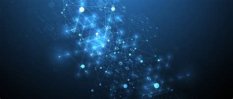 Technology Background With Plexus Effect Big Data Vector Image