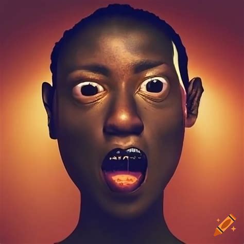 Third Eye Being Eating Junk Food On Craiyon