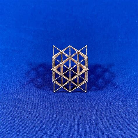64 Tetrahedron Sculpture Sculpture Geometry Sacred Geometry