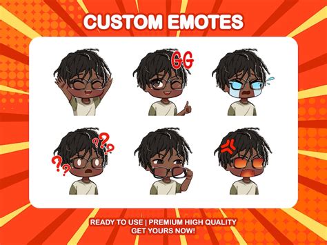 CUSTOM TWITCH EMOTES High Quality Custom Premium Twitch Emotes Twitch