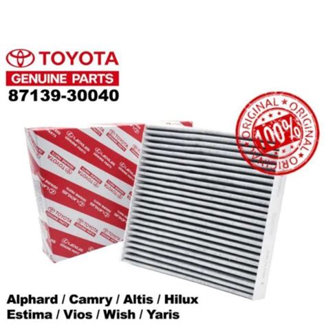 87139 30040 Element Air Refiner Cabin Filter Shopee Malaysia