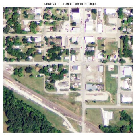 Aerial Photography Map Of Onaga Ks Kansas