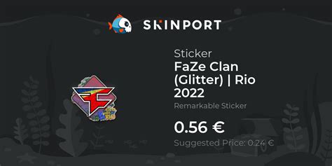 Sticker Faze Clan Glitter Rio 2022 Counter Strike 2 Skinport