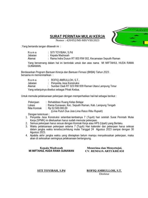 Contoh Spk Pdf
