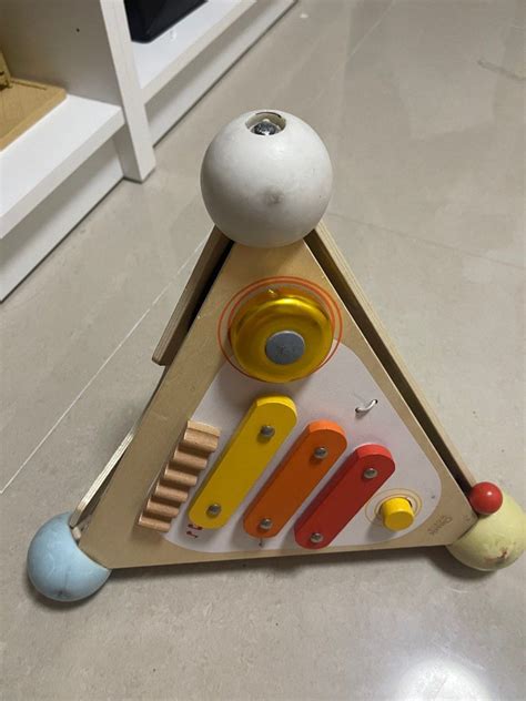 Wooden Triangle Toy Hobbies And Toys Toys And Games On Carousell