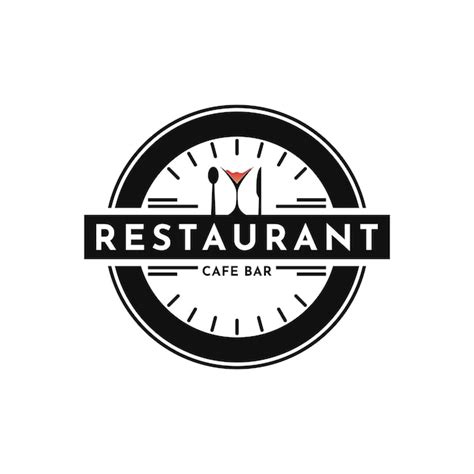 Premium Vector Restaurant Bar Bistro Vintage Retro Stamp Logo Design Idea