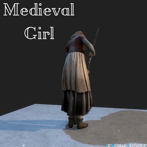 중세 소녀 3d 모델 60 Fbx Free3d 중세 소녀 3d 모델 60 Fbx Free3d