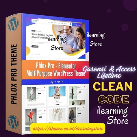 Jual Wt Phlox Pro Elementor Multipurpose Wordpress Theme Gpl Lifetime Access
