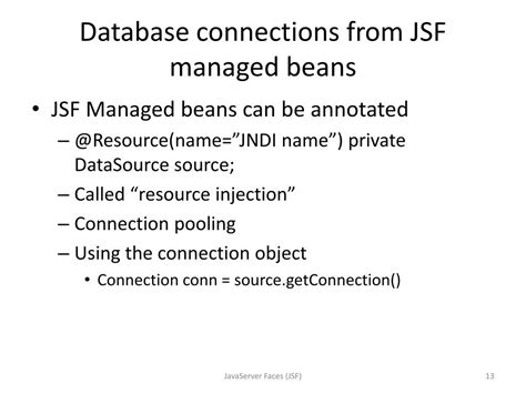 ppt web applications using javaserver faces jsf powerpoint