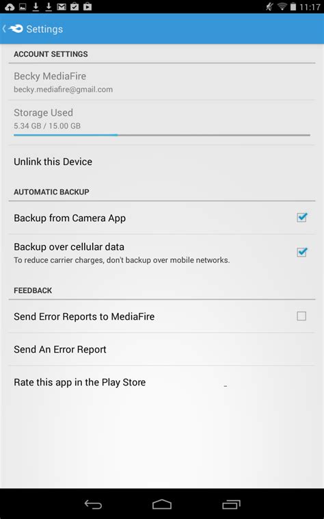 How Do I Unlink Log Out Of My Account Via MediaFire For Android Welcome To The Help Center