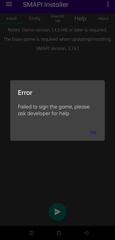 Failed To Sign In · Issue 291 · Zaneyorksmapi Android Installer · Github