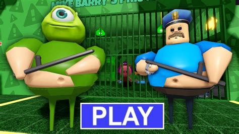 MIKE BARRY S PRISON RUN OBBY ROBLOX Jumpscare Gameplay YouTube