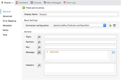 Using Anypoint Studio To Configure Apache Kafka MuleSoft Documentation