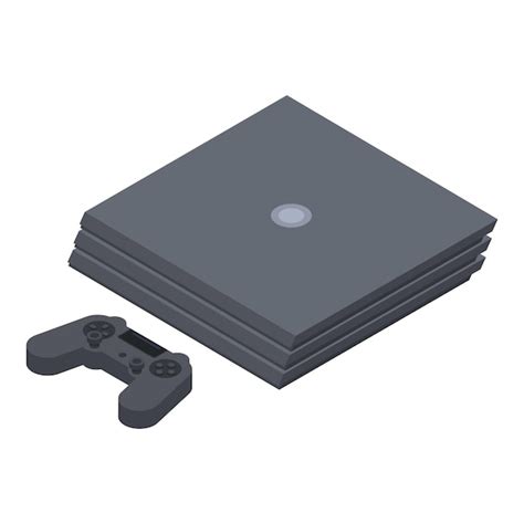 Premium Vector Modern Game Console Icon Isometric Of Modern Game
