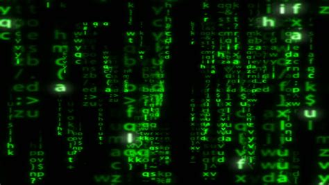 abstract background animation flickering binary digits stock footage