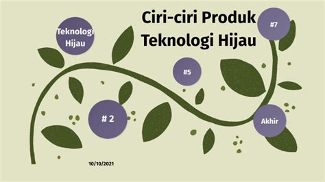 Ciri Ciri Produk Teknologi Hijau By Harleen Kaur Ap Tarnjit Singh Moe