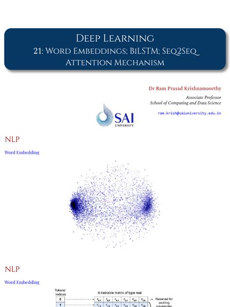 Dl 21 Word Embeddings Bilstm Seq2seq Attention Pdf Algorithms