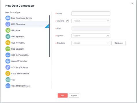 Creating Clickhouse Data Connectionscreating Data Connectionsdata Connection Managementuser