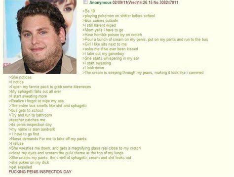 Penis Inspection Day Rgreentext