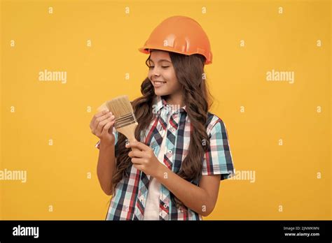 Future Renovator Improvement Making Surface Repair Happy Teen Girl