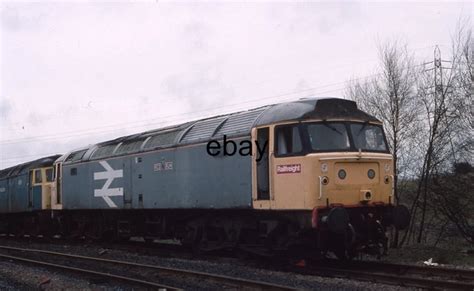 35mm Railway Slide Br Diesel Electric Loco Class 47 47325 Tinsley