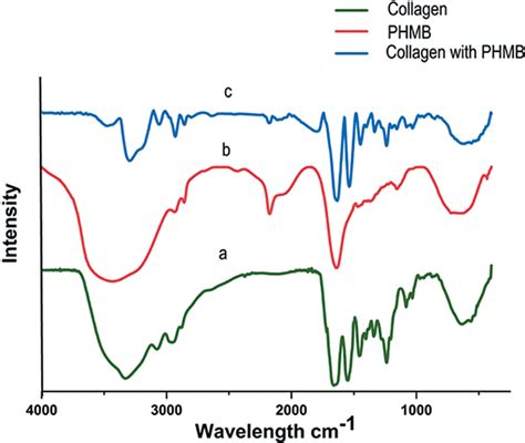 A The Ftir Spectra Shows The Secondary Structure Of The Plain