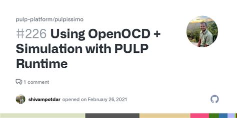 Using Openocd Simulation With Pulp Runtime · Issue 226 · Pulp