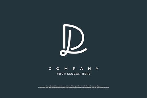 Premium Vector Initial Letter Dl Or Ld Logo Design Vector