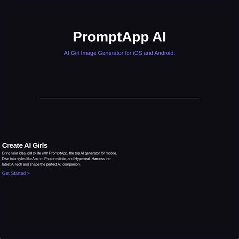 Promptai App Promptapp Ai Girl Image Generator For Mobile