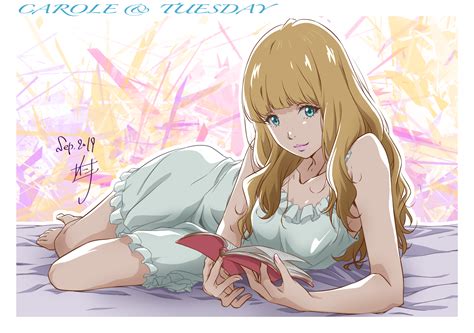 Carole And Tuesday Anime Girls White Dress 2d Fan Art Digital Art