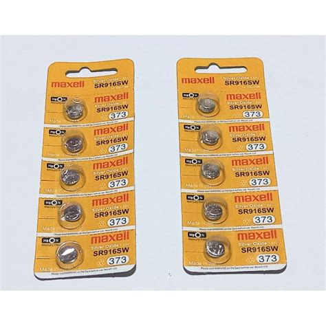 Original Maxell SR916SW 373 Silver Oxide 1 55v Battery Shopee Philippines