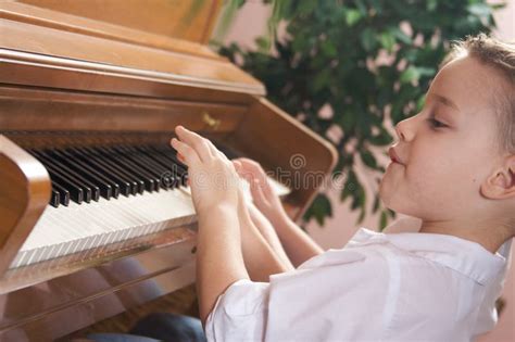 Piano Keys Lower And Upper Octaves With Notes Named Stock Image Image