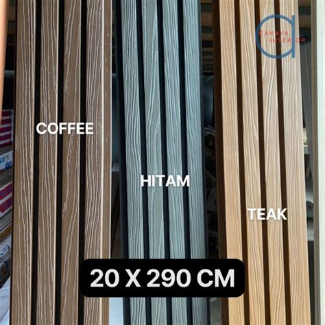 Jual WPC Outdoor Wall Panel WPC Wood Panel High Quality Wallpanel