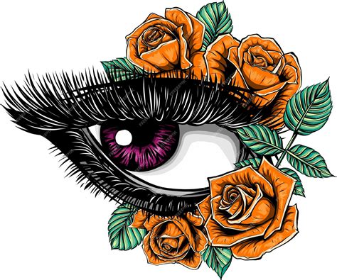 Premium Vector Beautiful Woman Eye Vector Illustration