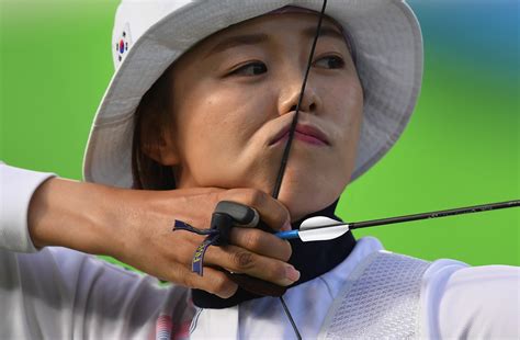 Korean Archers On Song At The Rio 2016 Sambodromo Olympic News