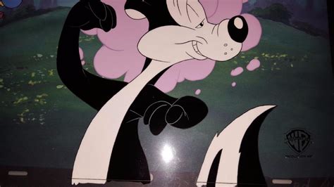 Warner Bros Looney Tunes Pepé Le Pew Original Animation Production Cel