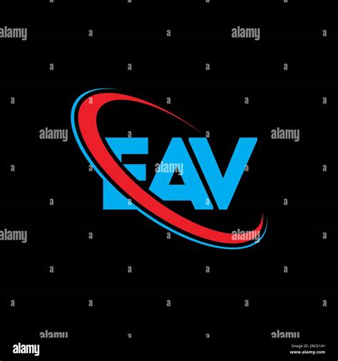 Eav Logo Eav Letter Eav Letter Logo Design Initials Eav Logo Linked With Circle And Uppercase