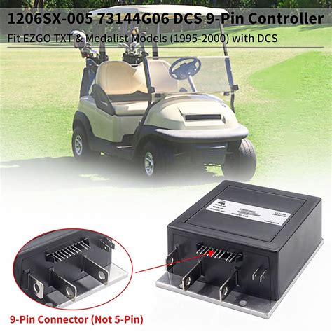 73144g06 1206sx 9 Pin Speed Controller For Ezgo Dcs Model With Sepex 36v 300a Ebay