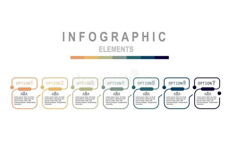 Infographic Elements Design Template Business Concept With 8 Steps