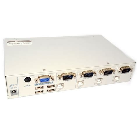 Rextron Rextron Port USB KVM Switch Computers Share USB Devices