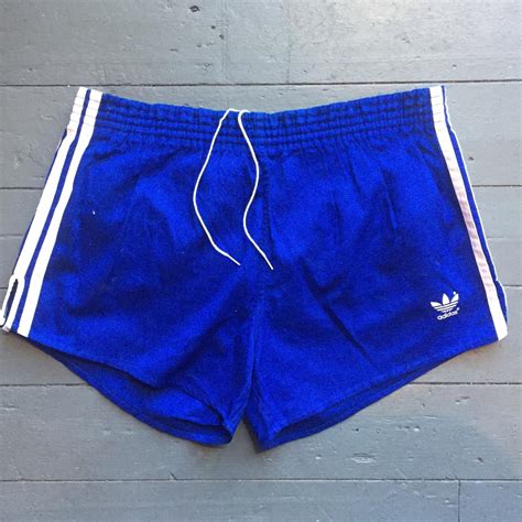 Vintage S Adidas Sprinter Shorts Cotton D Depop