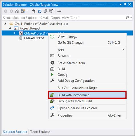 Running Builds From Visual Studio