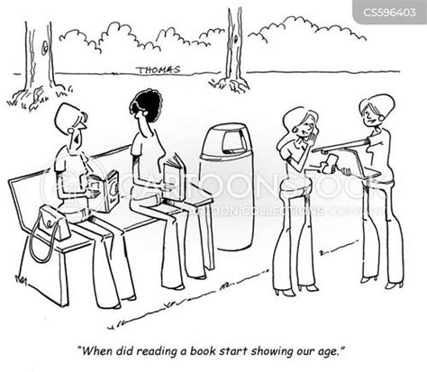 Digital Reading Cartoons And Comics Funny Pictures From Cartoonstock