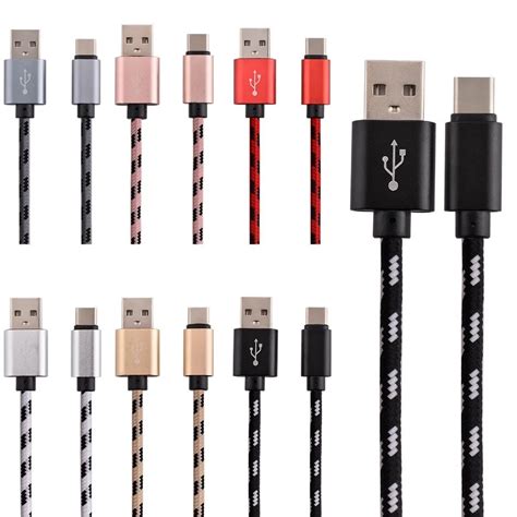 200pcslot 1m 2m 3m 8pin Braided Fabric Nylon Usb Data Charger Cable