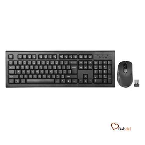 کیبورد و ماوس بی سیم ای فورتک A4tech Wireless Combo 7100n باب دل