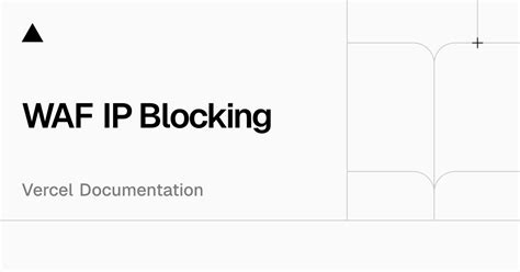 Waf Ip Blocking