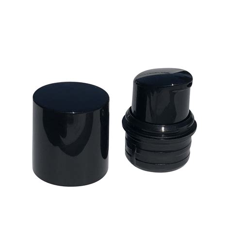 Flacon airless tête de pompe Nano plastique PP noir Bon PP