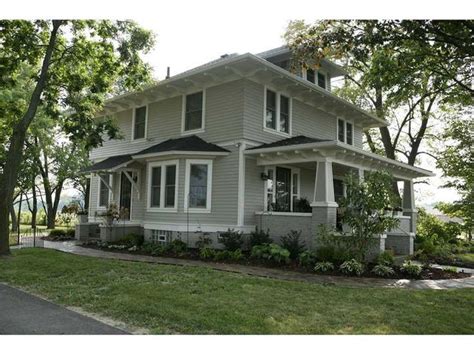 American Foursquare House Remodel Craftsman American Foursquare